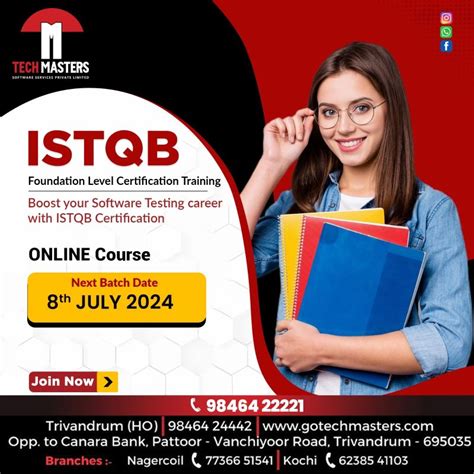 Tech Masters On Linkedin Istqbtraining Techmastersacademy Softwaretesting Qualityassurance…