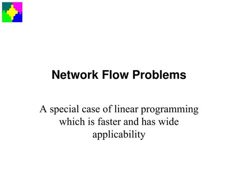 PPT Network Flow Problems PowerPoint Presentation Free Download ID