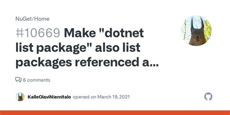 Make Dotnet List Package Also List Packages Referenced As Msbuild