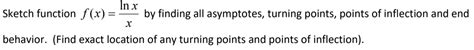 Solved In X Sketch Function F X By Finding All