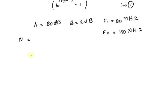 Solved A Lowpass Filter With An Attenuation Frequency Of 3 Db At 30 Mhz And Has An Attenuation