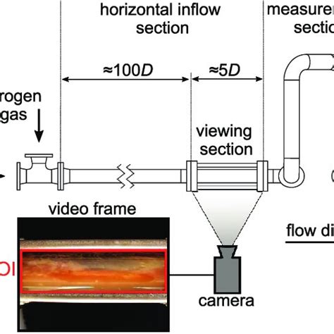 Illustration Of The Experimental Set Up With Region Of Interest Roi Download Scientific