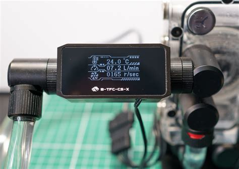 Yahoo オークション Bykski Inline Flow Meter And Thermometer W Ol