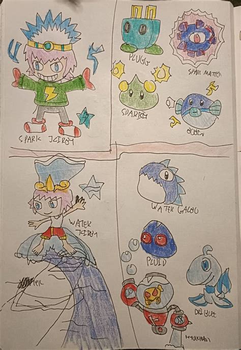 To Love Kirby Spark And Water Ability By Polskifastener On Deviantart