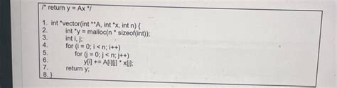 Solved F∗ Return Yax∗ 1 Int Vectorint A Int ∗ X