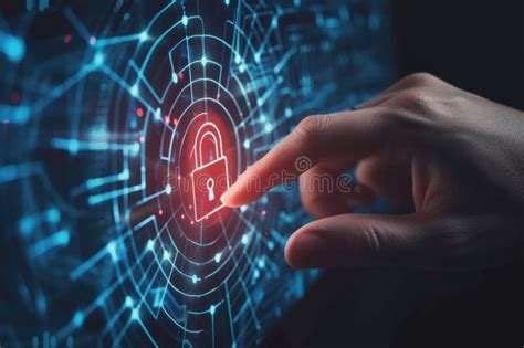 Personal Data Protection Digital Fingerprint Trace A Padlock Know Your Customer Kyc Kyc