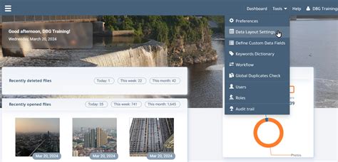 Data Layout Settings DBGallery