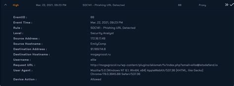 Soc 141 — Phishing Url Detected Letsdefend Helps You Build A Blue Team