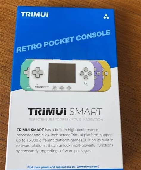 Trimui Smart Handheld Pocket Micro Mini Game Console White A66 Plus £30 00 Picclick Uk