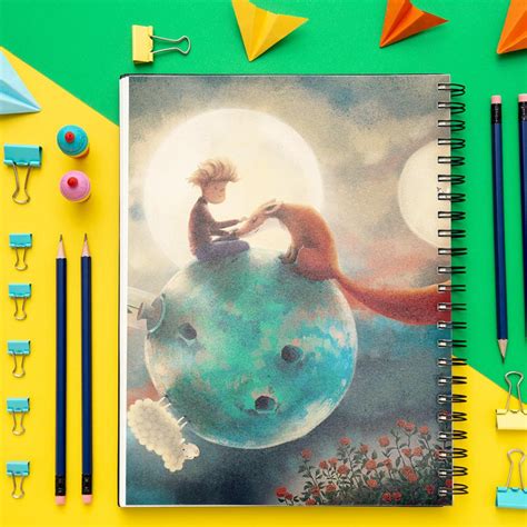 قیمت و خرید دفتر مشق باژیکان طرح شازده کوچولو کد 20212082 به همراه