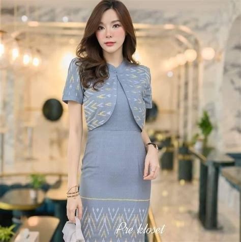 ชุดเดรสผ้าไทย N E W Item‼️ S M L Xl 2xl Facebook