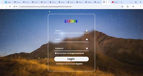 Akash Kushwah On Linkedin Webdevelopment Html Css Loginpage