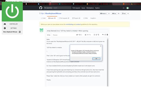Help Wanted Error Scp Bus Failed To Initialize When Opening · Issue 52 · Fqlx