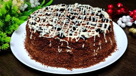 Торт за 15 минут вместе с выпечкой Простой и невероятно ВКУСНЫЙ Youtube