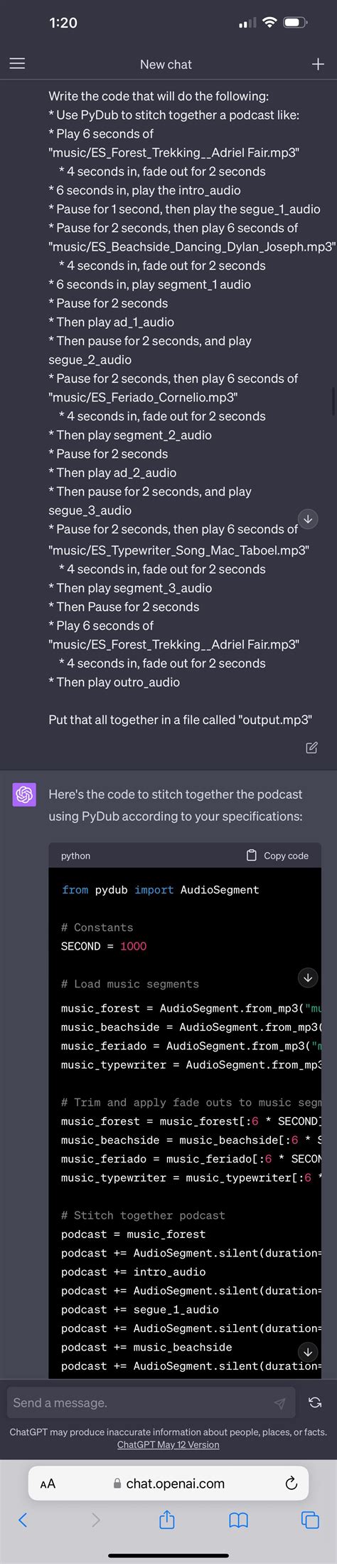 Wanted To Share An Actual Example R Gpt4