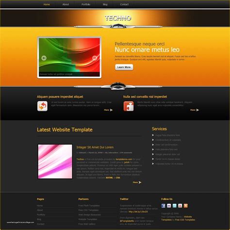 Css Templates For Music Website For Free Of Best Free Css Templates For