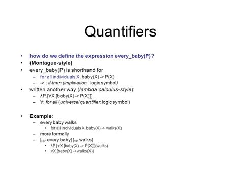 Ling 364 Introduction To Formal Semantics Lecture 19 March 20th Ppt Download