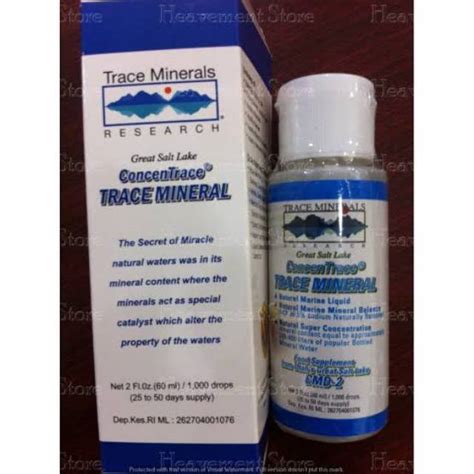 Jual Cmd Trace Mineral 60ml 1000 Drops Shopee Indonesia