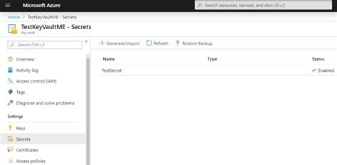how to retrieve secrets from azure key vault