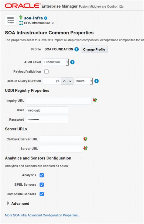 Run Like Hell Oracle Soa Suite 12c Audit Levels Off Production Development