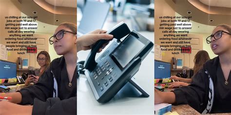 Workers Lazy Girl Job Pays Them 18 Hr To Answer Calls All Day