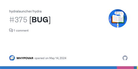 [bug] · issue 375 · hydralauncher hydra · github