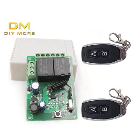 DIYMORE DC6 24V 433Mhz Wireless Remote Control Switch Two Way DC Motor Controller Roller Shutter