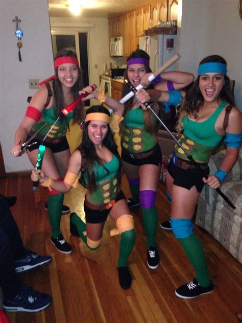 Ninja Turtles Home Made Halloween Costume Halloween Costumes Friends