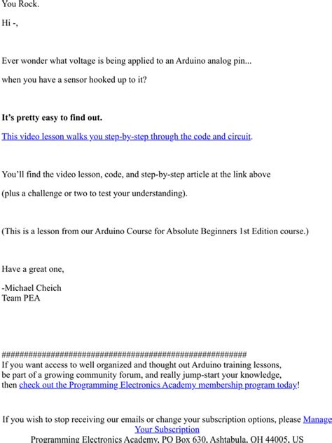 Programming Electronics Academy Arduino Programming Toolbox Determining Voltage From Analog