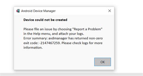 Windows Xamarin Error On Creating Emulator Not Working Stack Overflow