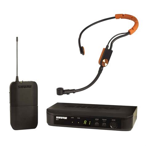 Micrófono De Diadema Shure Blx14 Sm31 Negro Naranja