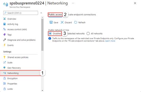 Azure Service Bus에 대한 가상 네트워크 서비스 엔드포인트 구성 Azure Service Bus