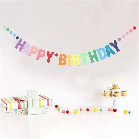 Баннер на день рождения с надписью «Happy Birthday» | AliExpress