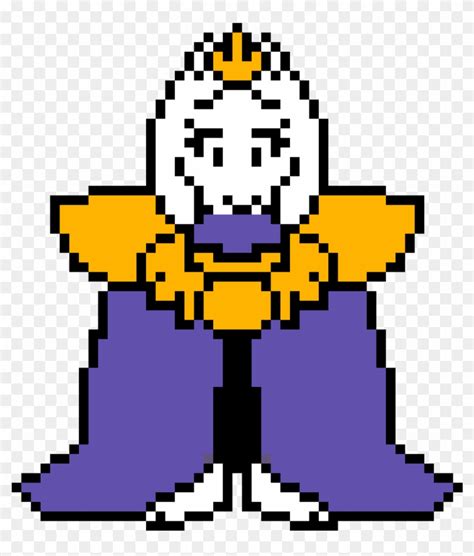Asriel Dreemurr Pixel Art Grid Undertale Asriel Dreemurr Pixel Art Png Download Asriel