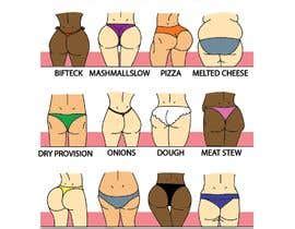 Please ILLUSTRATE The BOOTYS ALL SHAPES SIZES AND COLORS Image