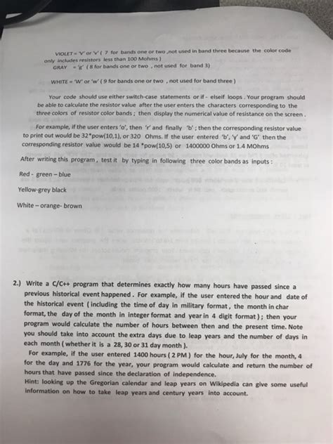 Solved Part I C C Programming Write A C C Program Chegg