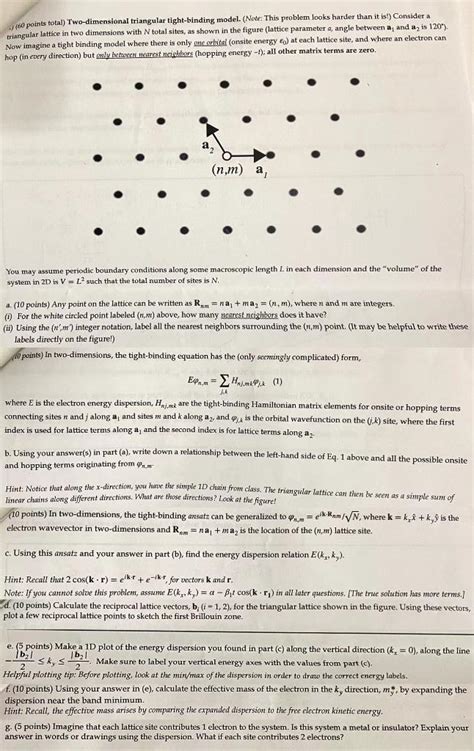 60 Points Total Two Dimensional Triangular