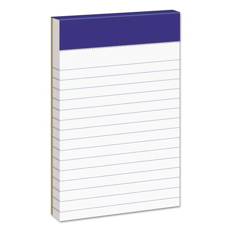 Ampad Perforated Writing Pads Narrow Rule 50 White 3 X 5 Sheets Dozen