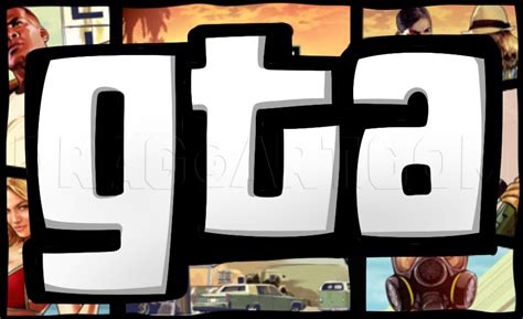 How To Draw Gta Step By Step Drawing Guide By Dawn Dragoart