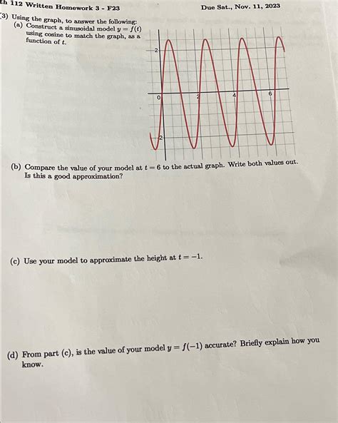 112 ﻿written homework 3 ﻿f23due sat nov
