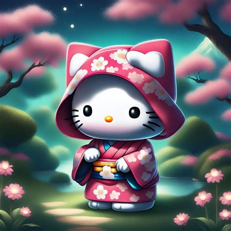 Kitty Kimono In 2024 Hello Kitty Kitty Kimono