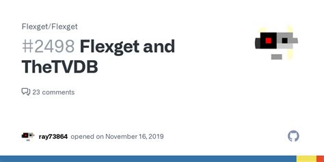 Flexget And TheTVDB Issue 2498 Flexget Flexget GitHub