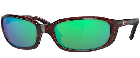 Costa Brine Sunglasses Tortoise Framegreen Mirror 580g Lens