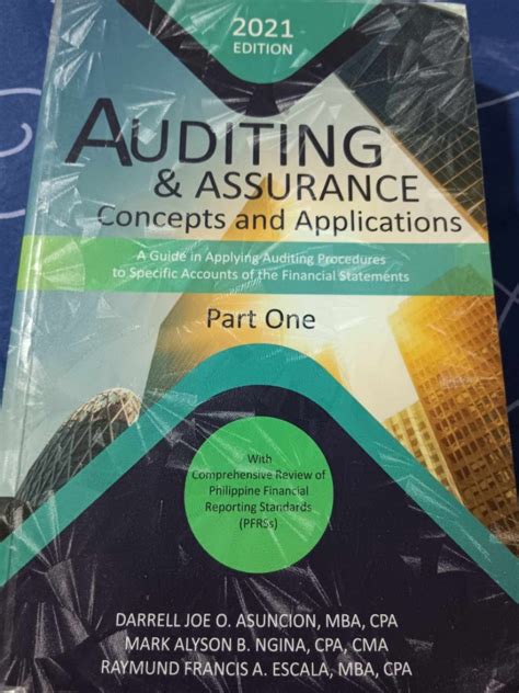 Auditing And Assurance Concepts And Applications By Asuncion Hobbies And Toys Books And Magazines