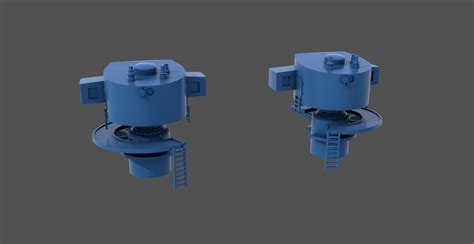 Artstation Littorio Class Aft Range Finder 1 200 Scale 3d Printing Resources