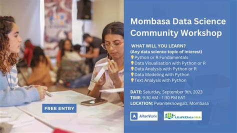 Valentine Mwangi On Linkedin Datascience Workshop Afterwork