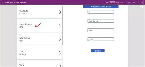 Powerapps Patch Function Ashish Coder