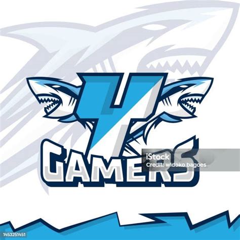 상어 머리 마스코트 편지 Y 그림 템플릿 E스포츠 로고 디자인 게이머 로고 스트리머 로고 Fin Geology에 대한 스톡 벡터 아트 및 기타 이미지 Istock