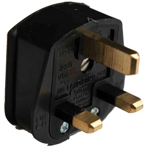 3 Pin Rubber Plug 13a Range Rapid Electronics