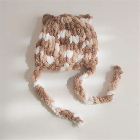 خرید و قیمت کلاه خرسی تدی گوگولی نوزادی بافته شده با کاموای پافی آلیزه